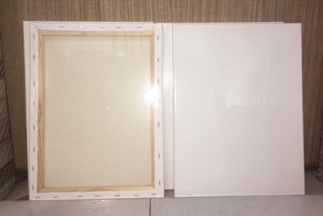 A2 Blank White Canvas, Hobbies & Toys, Stationery & Craft, Craft ...