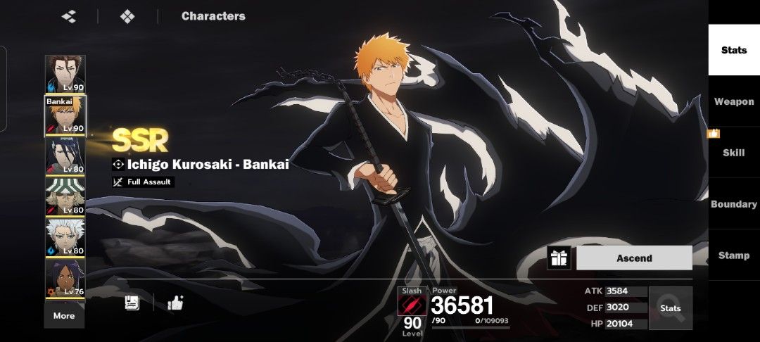 Bleach Soul Resonance 7 SSR Account, Video Gaming, Video Games, Others ...