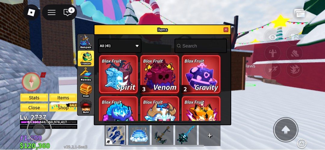 Blox Fruits - Shadow, Mammoth, T-Rex, Spirit, Venom, Gravity, Video ...