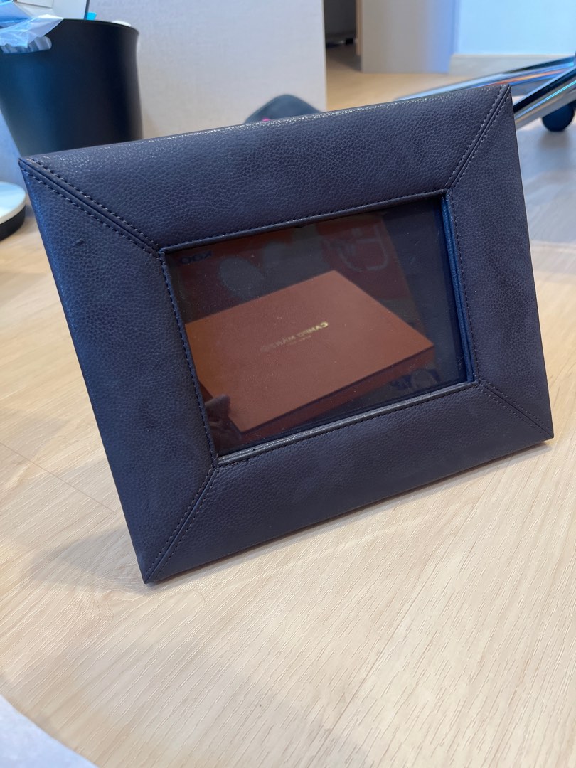 Campo Marzio Leather Photo Frame, Furniture & Home Living, Home Decor ...