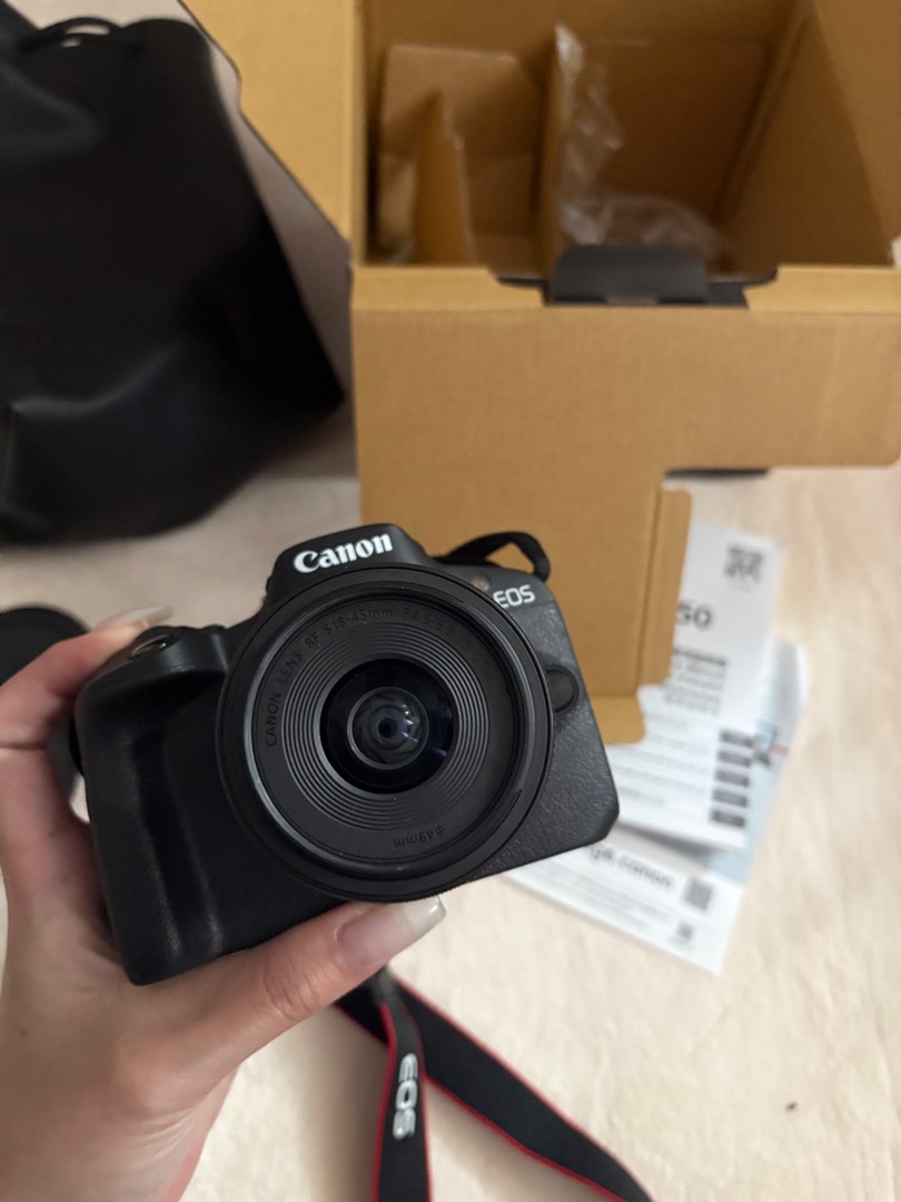 Canon EOS R50 Mirrorless Camera Kit, Photography, Cameras on Carousell
