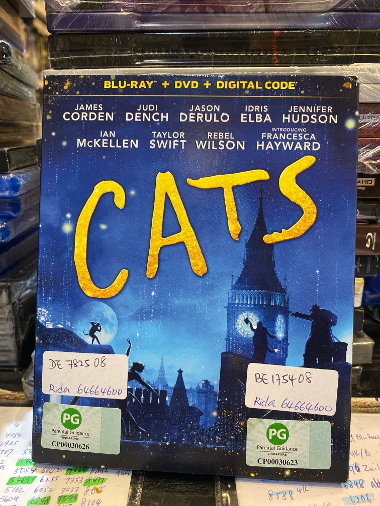 Cats (Blu-Ray + DVD), Hobbies & Toys, Music & Media, CDs & DVDs on ...