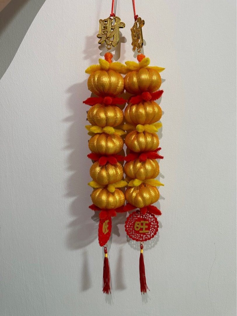 CNY Auspicious Golden Garlic 2026 (Pre-order), Furniture & Home Living ...