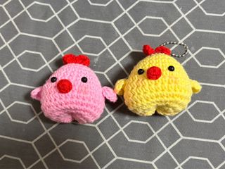 Crochet Animal Donut Keychains - Judy & Nick, Hobbies & Toys ...