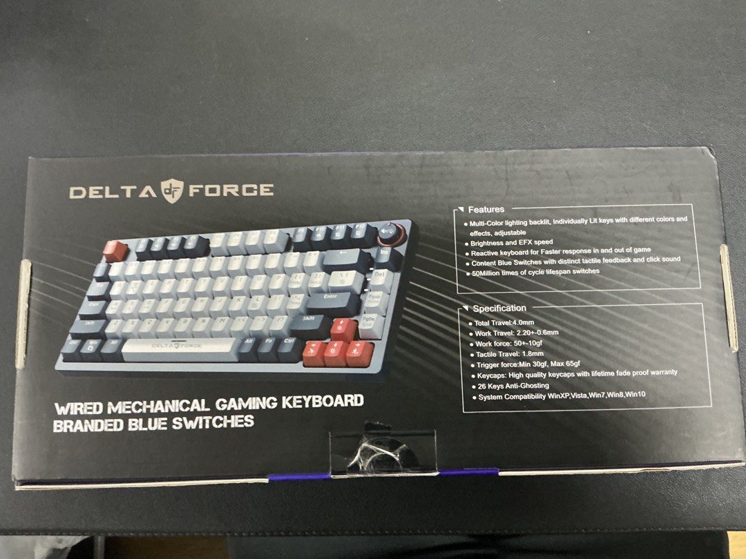 Delta Force GT82 Keyboard, Computers & Tech, Parts & Accessories ...