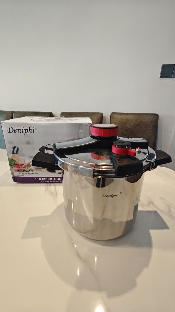 Deniphi 10L Pressure Cooker - Brand New, TV & Home Appliances, Kitchen ...