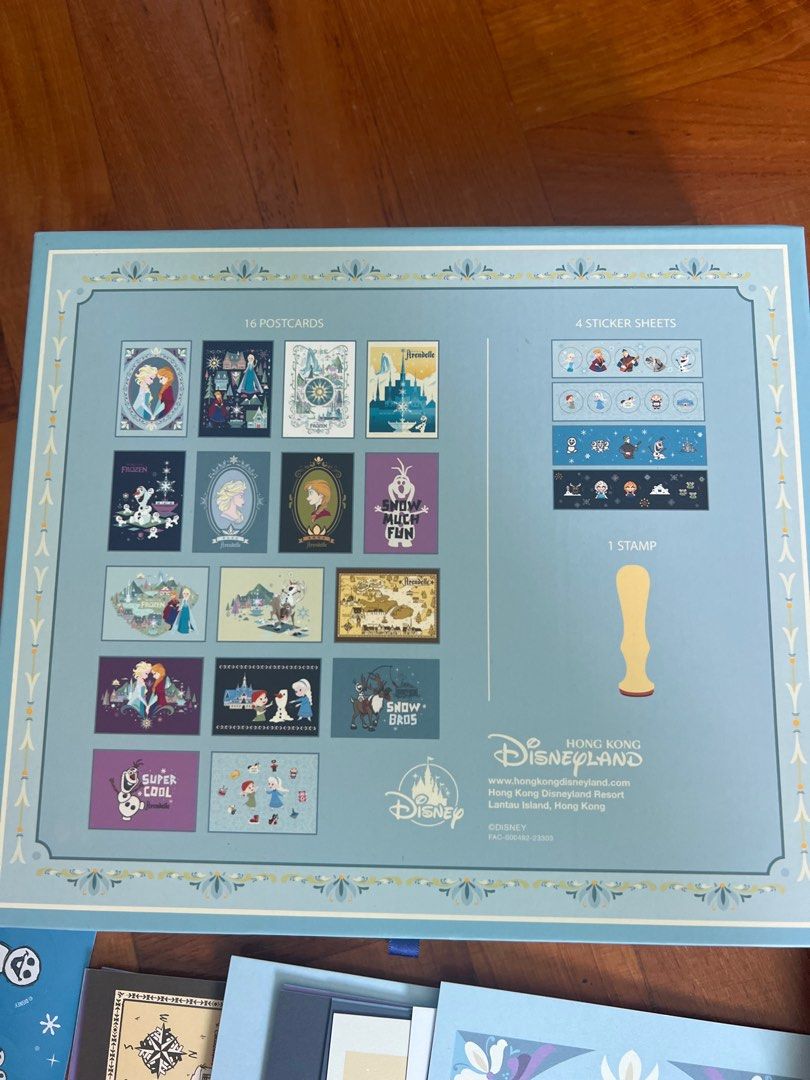 Disney Frozen Stationery Set - Hong Kong Disneyland, Hobbies & Toys ...