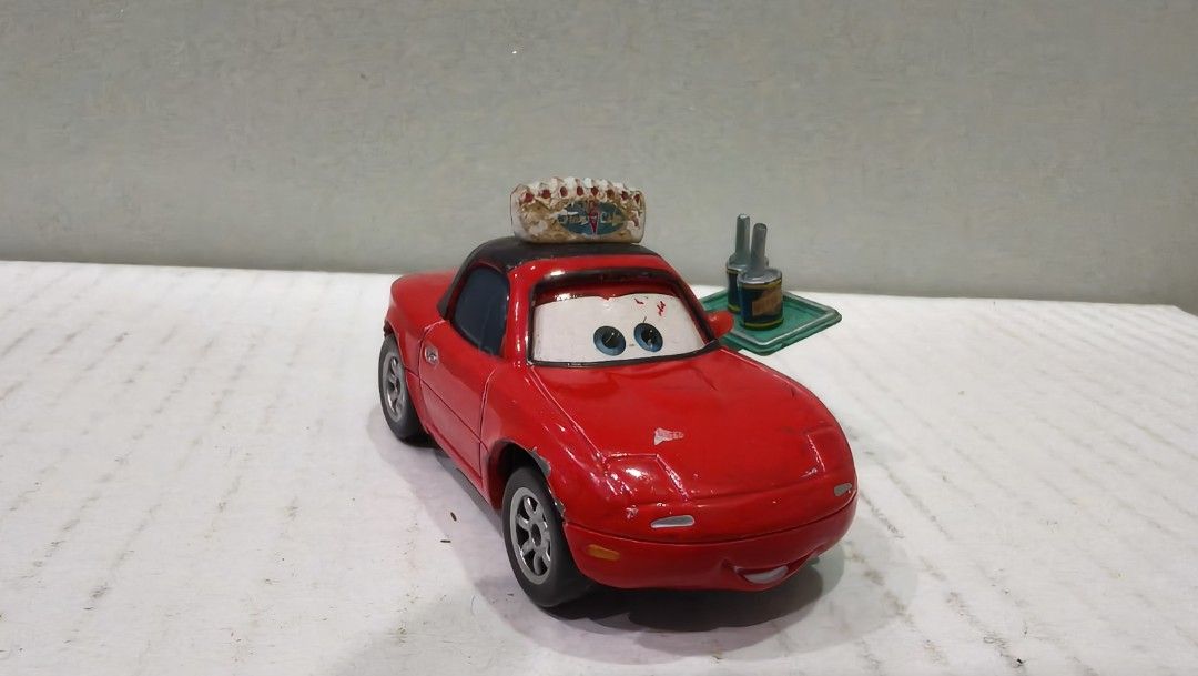 Disney Pixar Cars - waitress Tia, Hobbies & Toys, Toys & Games on Carousell