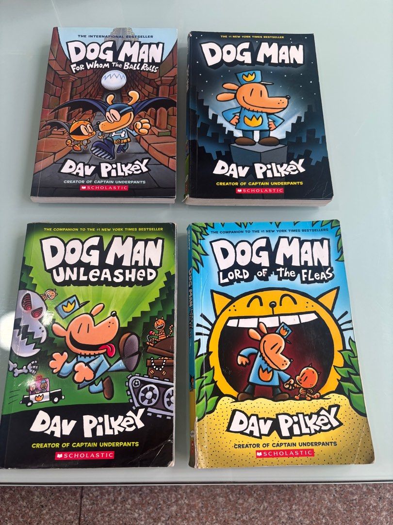 Dog Man Book Series by Dav Pilkey, Hobbies & Toys, Books & Magazines ...