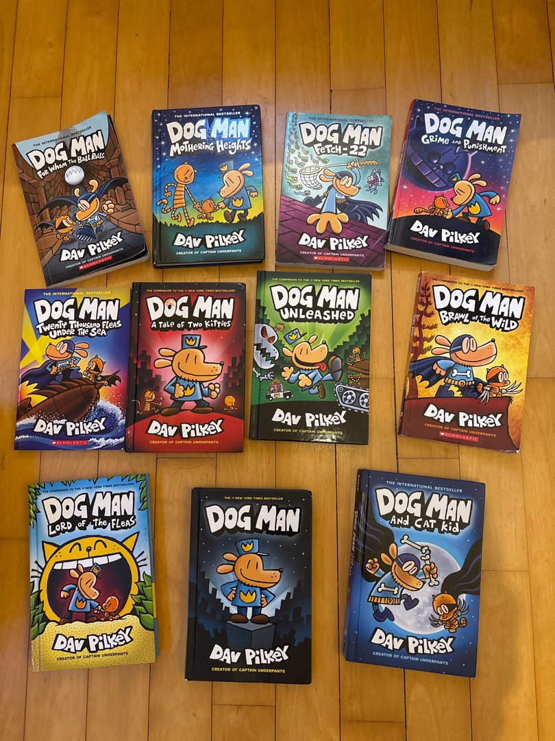 Dog Man Book Series by Dav Pilkey, Hobbies & Toys, Books & Magazines ...