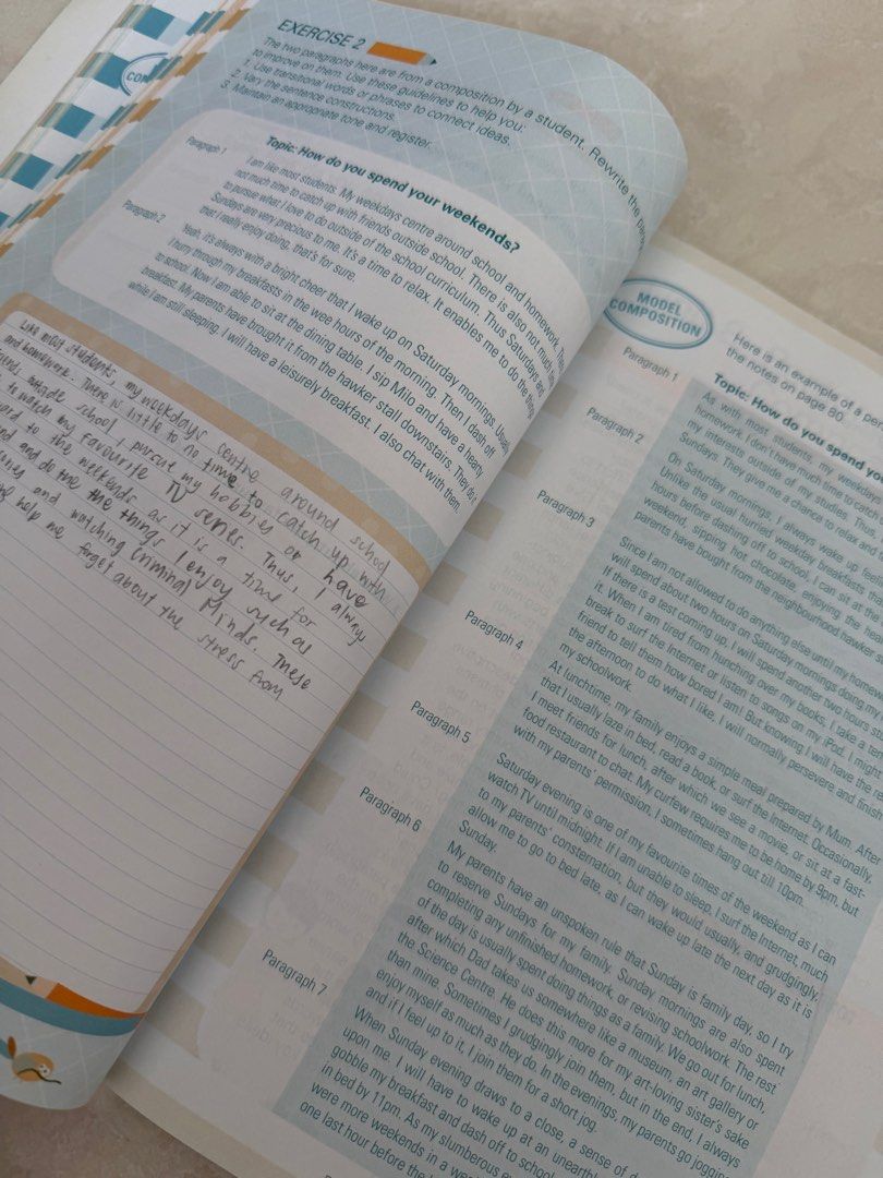 English Compositions Writing Guide for O-Level Book A, Hobbies & Toys ...