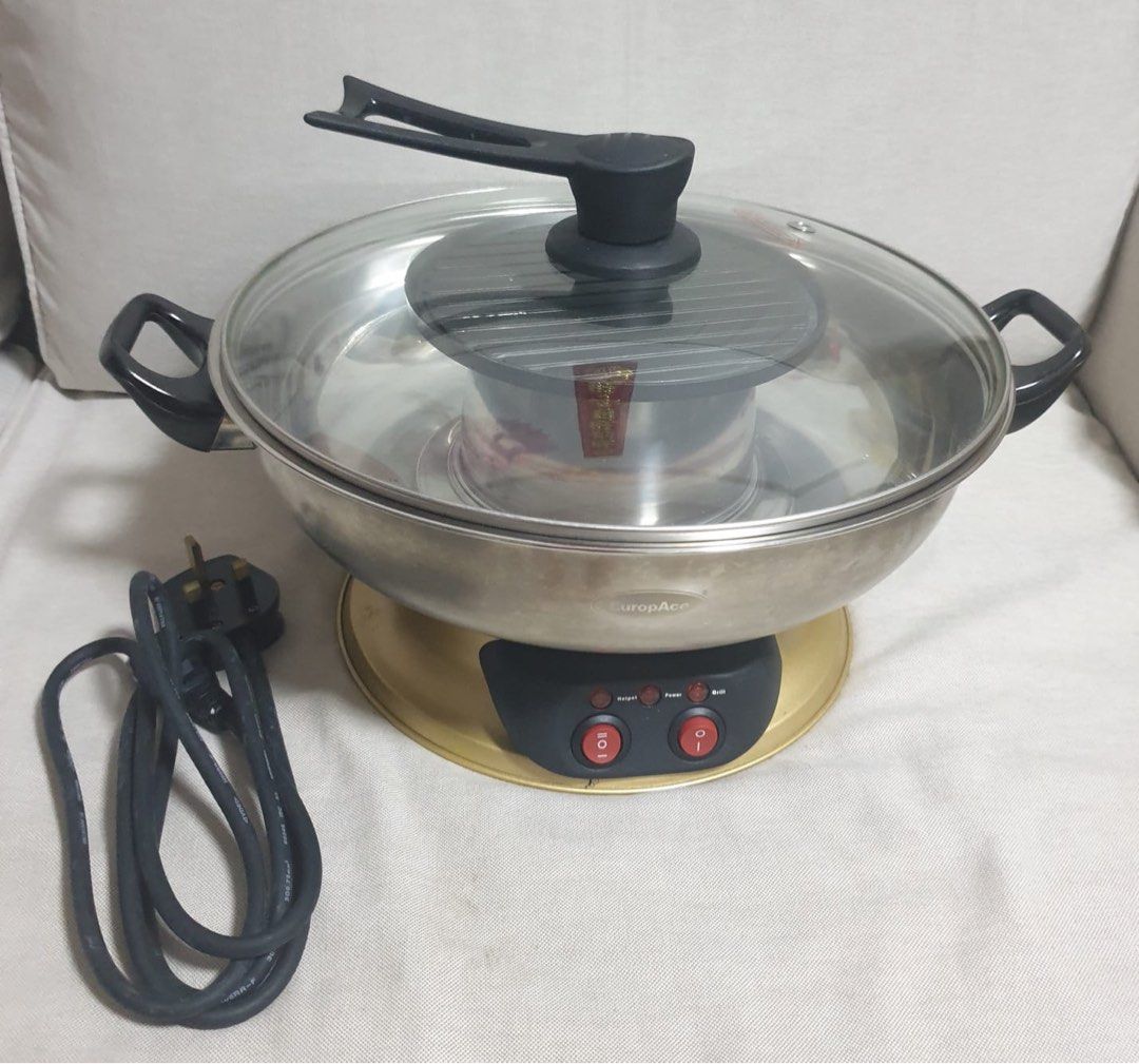 CNY EuropAce Hot Pot Grill, TV & Home Appliances, Kitchen Appliances ...
