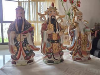 Fu Lu Shou San Xing 7cm Figurines, Hobbies & Toys, Memorabilia ...