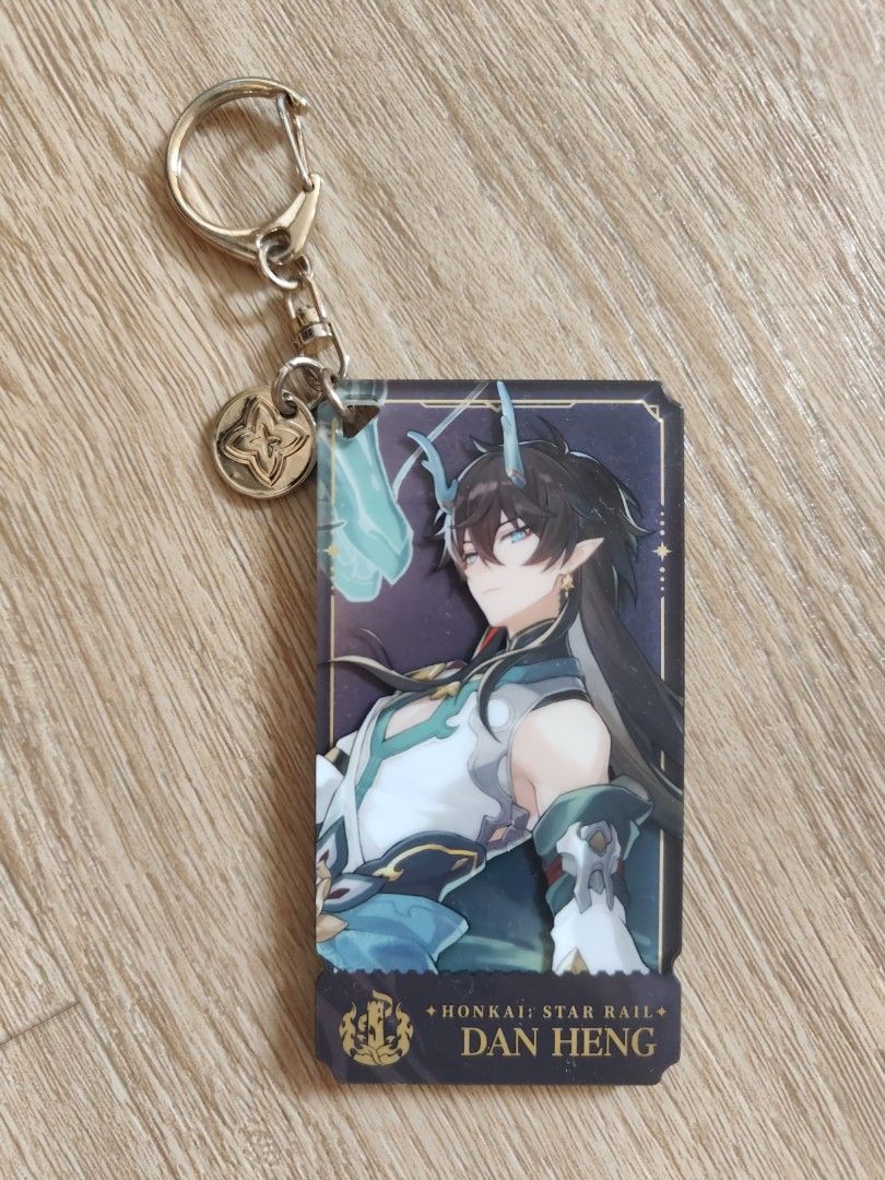 Honkai: Star Rail Dan Heng Keychain, Hobbies & Toys, Memorabilia ...