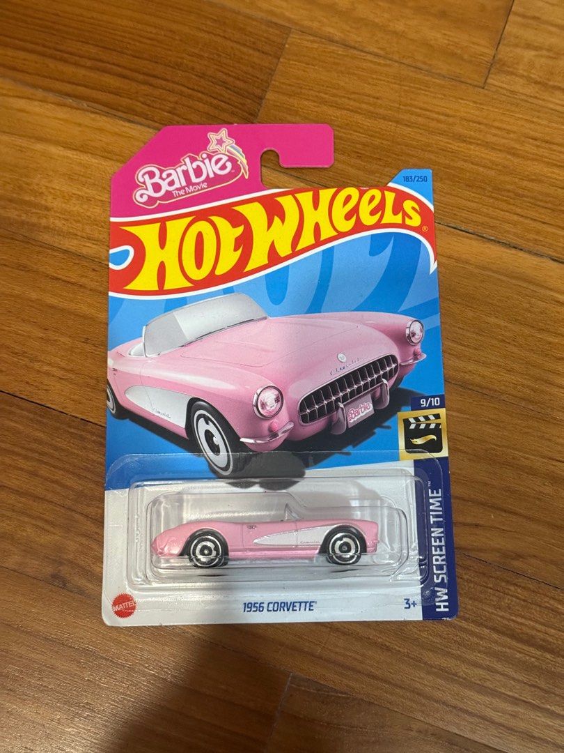 Hot Wheels Barbie 1956 Corvette, Hobbies & Toys, Toys & Games on Carousell
