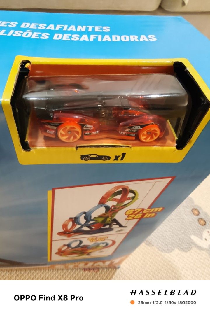 Hot Wheels Tomica 1:64 Toy Car Action Large 4 Loop Crash Out Track Set ...