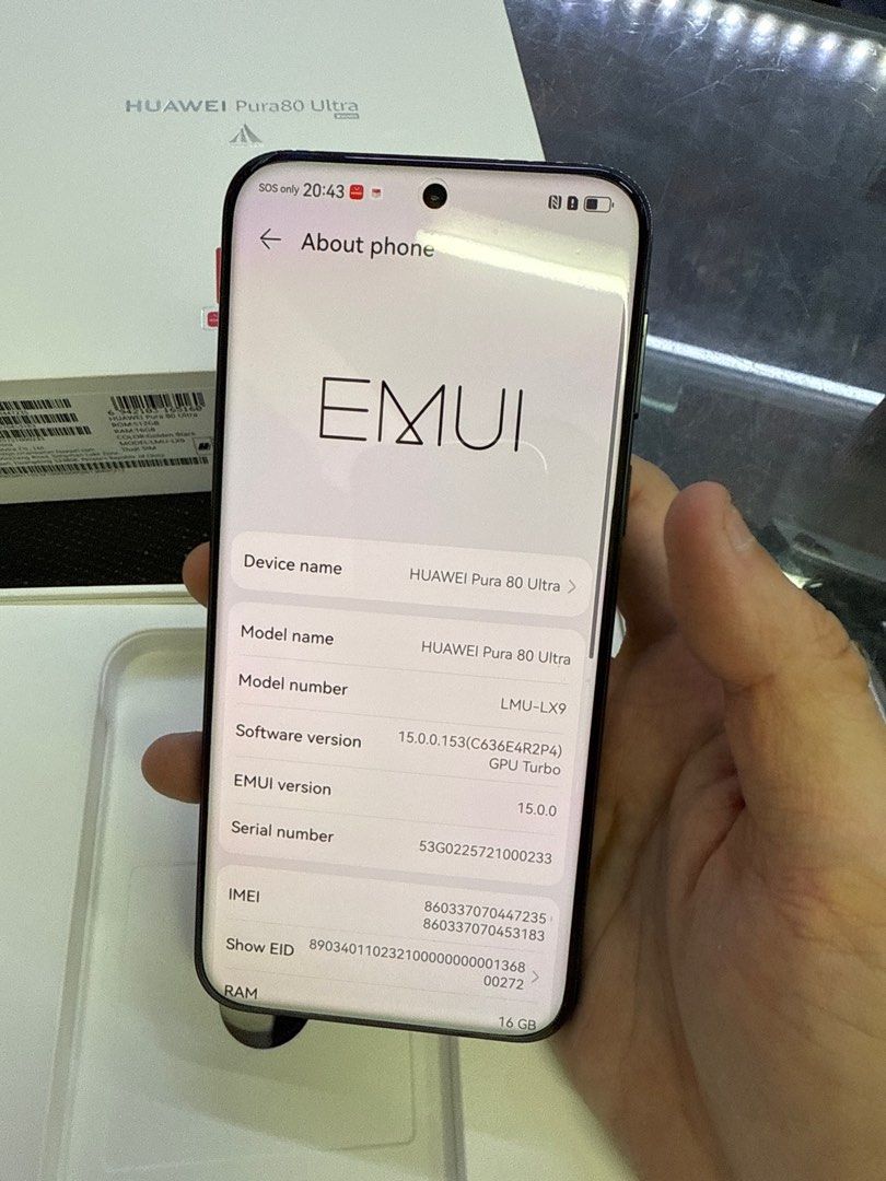 Huawei Pura 80 ultra Black 512GB, Mobile Phones & Gadgets, Mobile ...