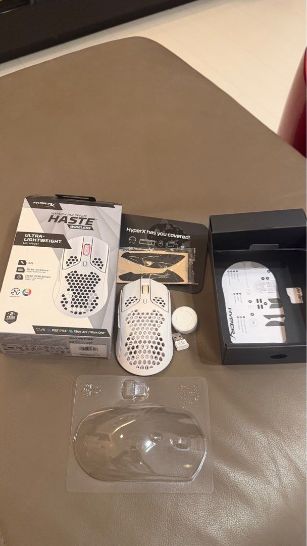 HyperX Pulsefire Haste Wireless Gaming Mouse (White), Computers & Tech ...