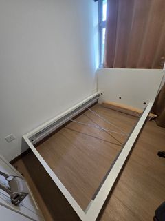 IKEA Bed Frame with Storage queen size mattress included , Furniture ...