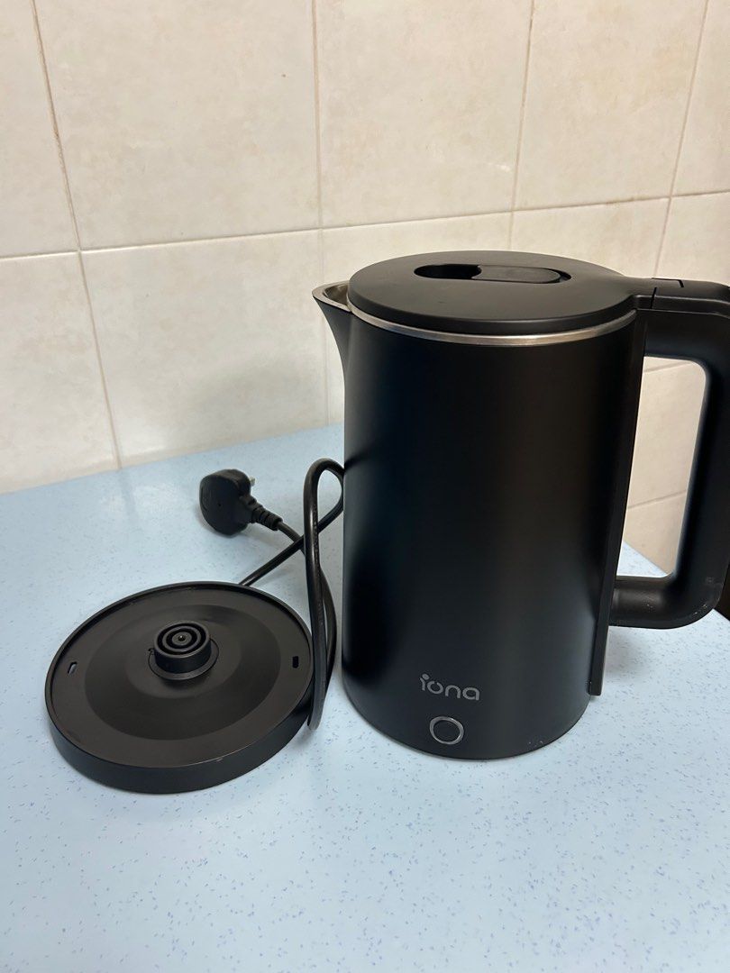 Iona Electric Kettle - Black, TV & Home Appliances, Kitchen Appliances ...
