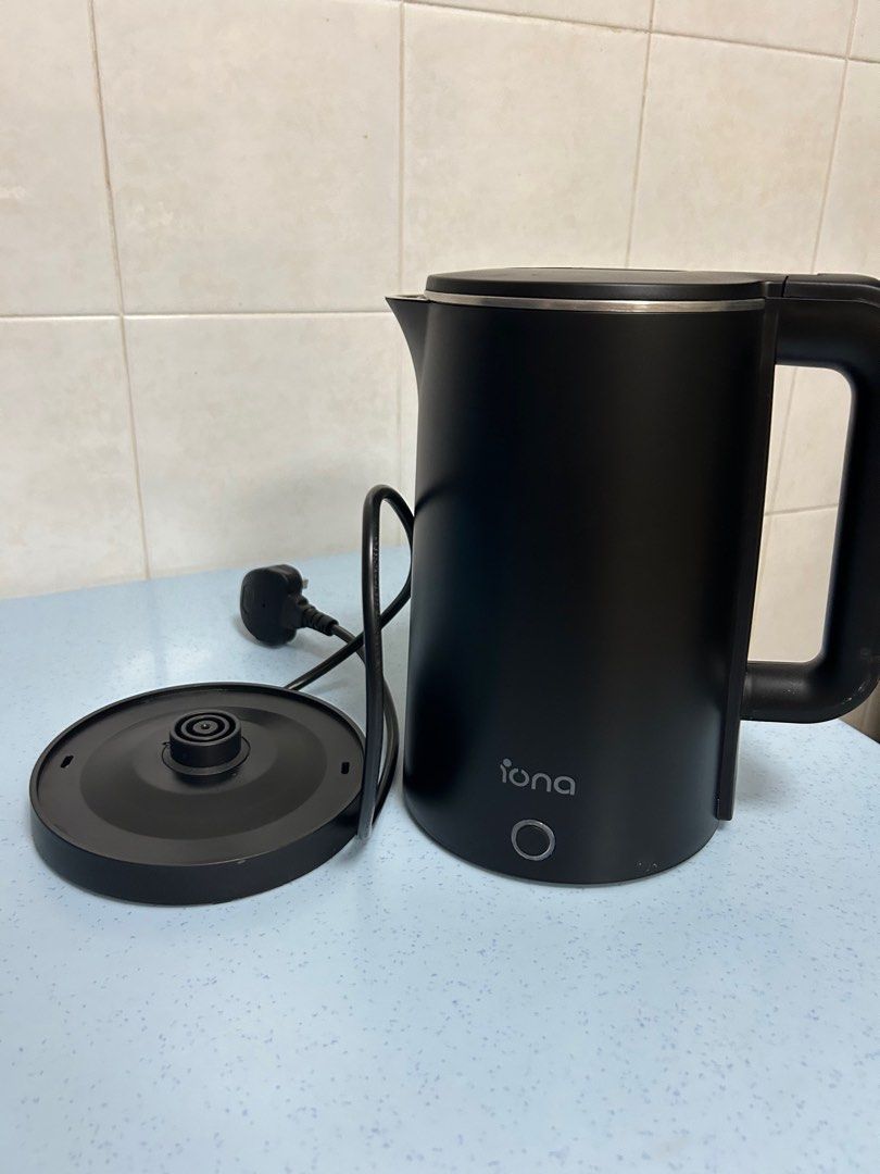 Iona Electric Kettle - Black, TV & Home Appliances, Kitchen Appliances ...