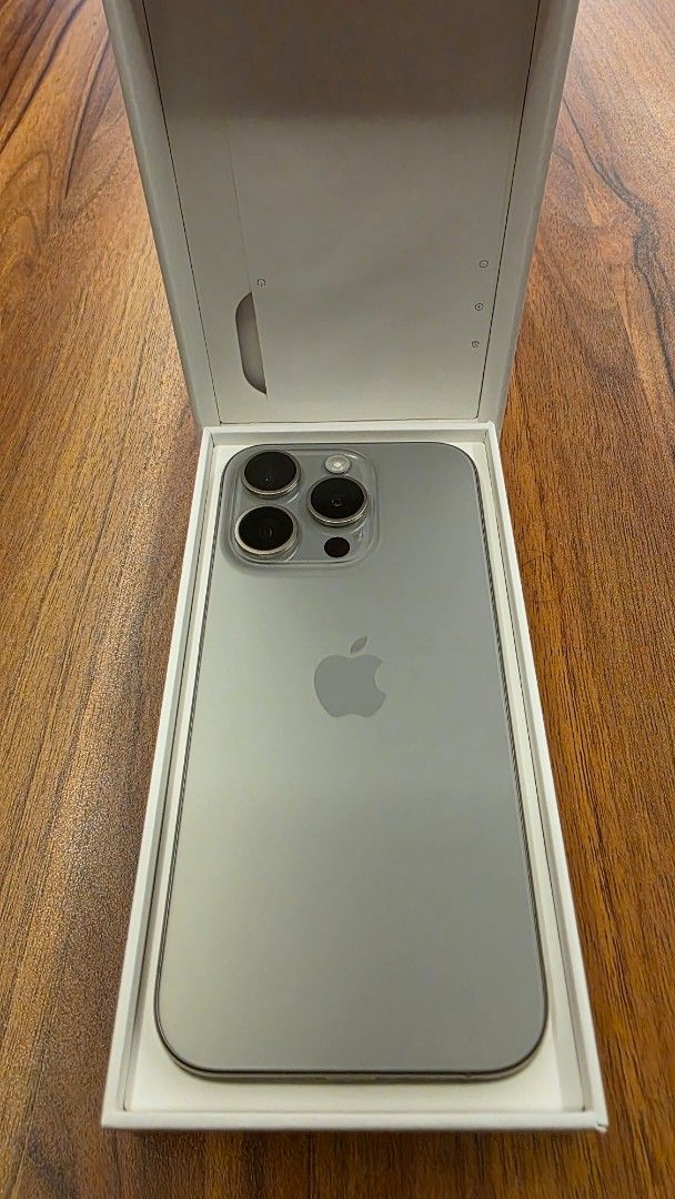 iPhone 15 Pro 256GB Natural Titanium, Mobile Phones & Gadgets, Mobile ...