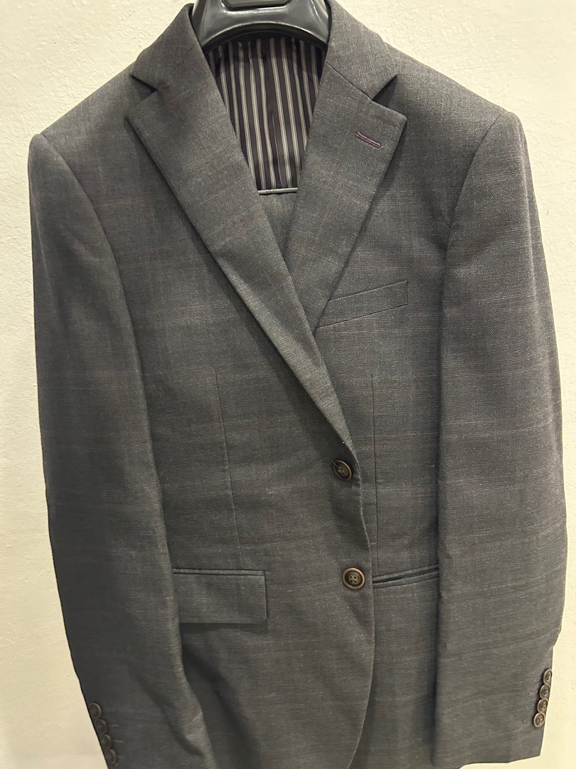 Jacket suit and formal pants by Benjamin Barker, Men's Fashion, Coats ...