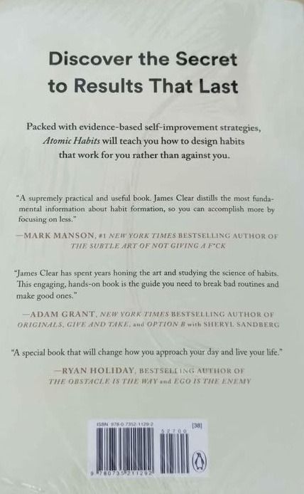 James Clear-Atomic Habits: An Easy & Proven Way to Build Good Habits ...