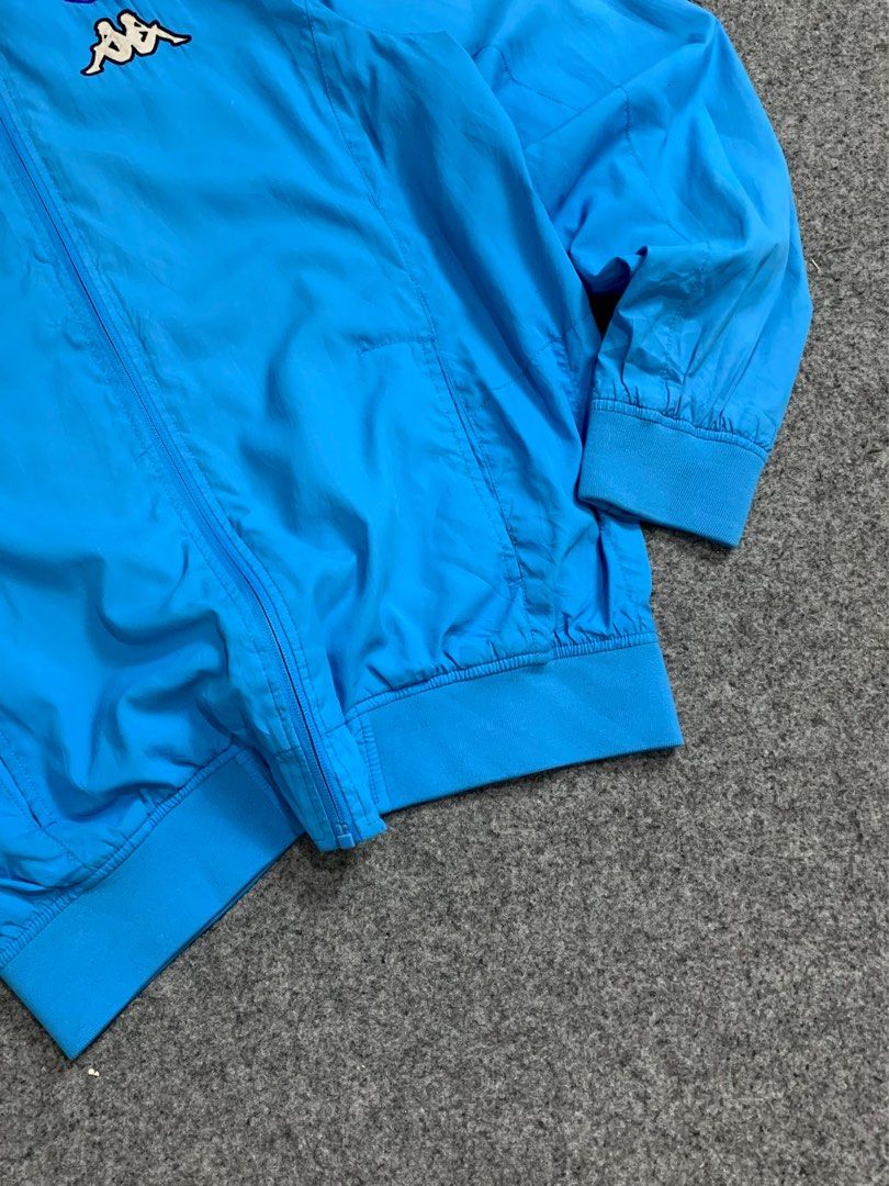 🔥Sold🔥 Kappa x Napoli (2017-18) Tracksuit Jacket, Fesyen Pria, Pakaian ...