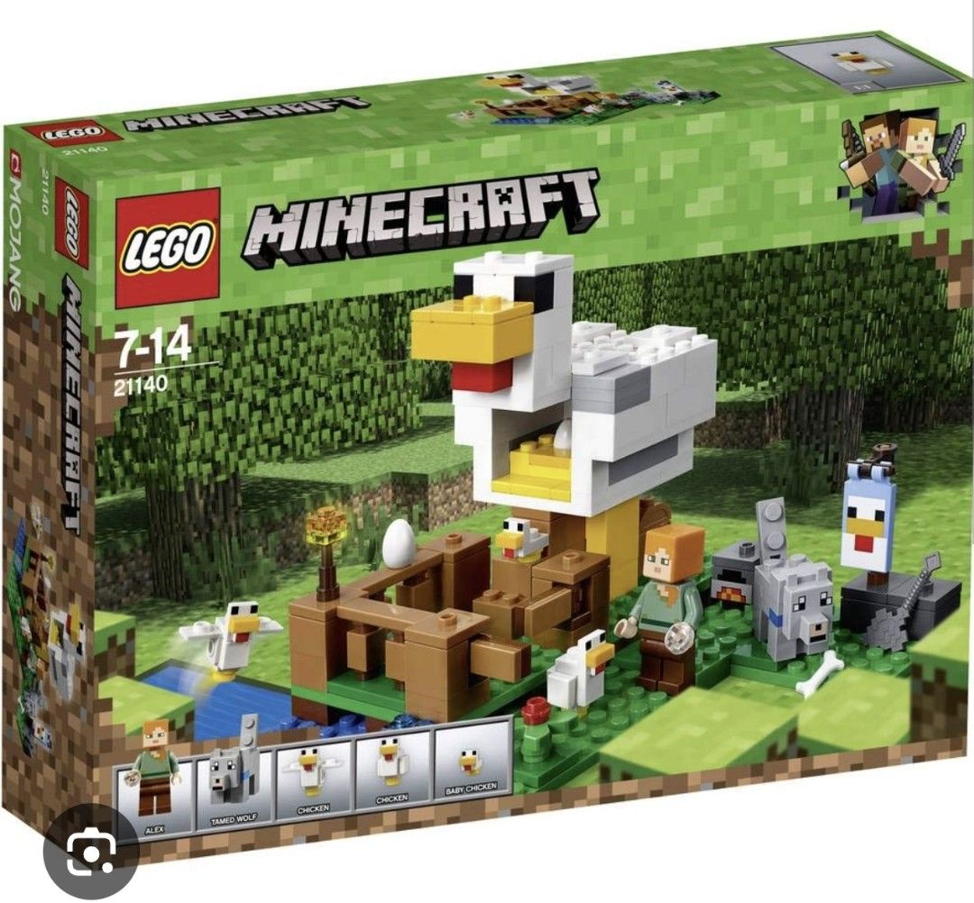 LEGO Minecraft 21140 The Chicken Coop, Hobbies & Toys, Toys & Games on Carousell