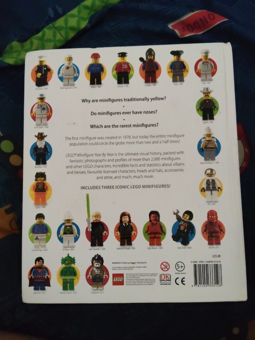 LEGO Minifigure Year by Year Visual History Book, Hobbies & Toys, Books ...