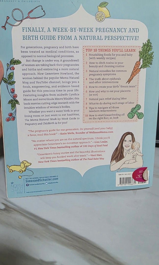 Mama Natural Week By Week guide to pregnancy & childbirth, Babies ...