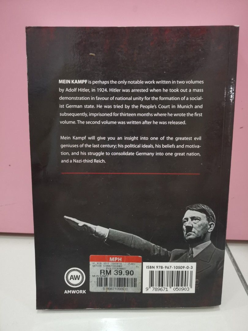Mein Kampf by Adolf Hitler, Hobbies & Toys, Books & Magazines ...