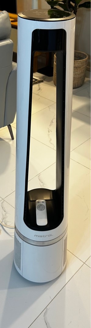 Mistral Tower Fan with Smartwind, Ion, Light, Furniture & Home Living ...