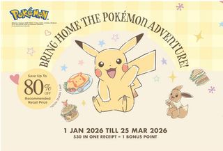 Ntuc pokemon points, Tickets & Vouchers, Vouchers on Carousell