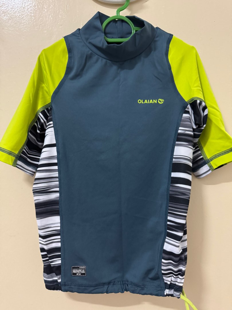 Olaian UPF50+ Swim Top & Nabaiji Swim Shorts, Babies & Kids, Babies ...