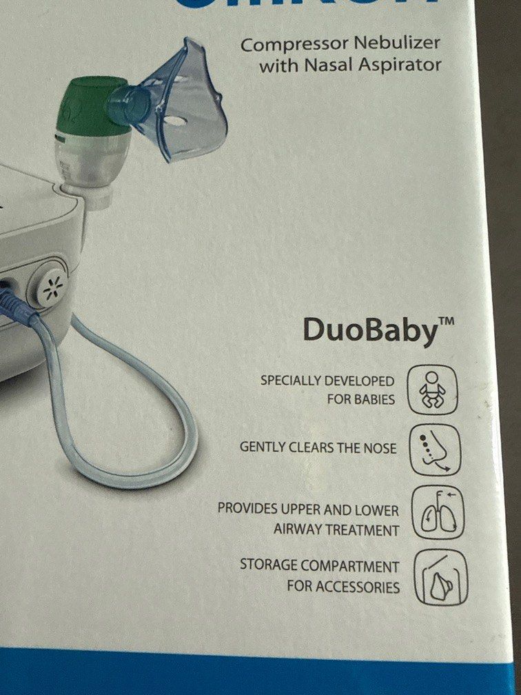 Omron compressor Nebulizer with nasal Aspirator, Babies & Kids, Baby ...