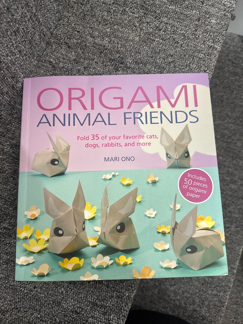 Origami Animal Friends Book by Mari Ono, Hobbies & Toys, Books ...