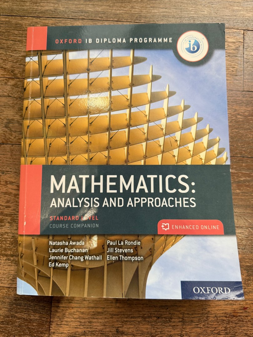 Oxford IB Mathematics Analysis and Approaches Textbook, Hobbies & Toys ...