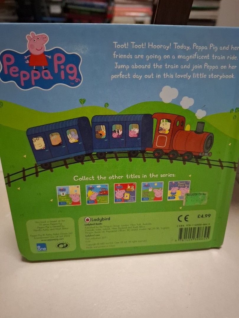 Peppa Pig and the Big Train - My First Storybook, Hobbies & Toys, Books ...