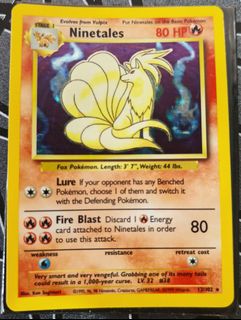 1995 Pokemon Brock’s Ninetails Holo Card Gym Challenge 3/132, Hobbies ...