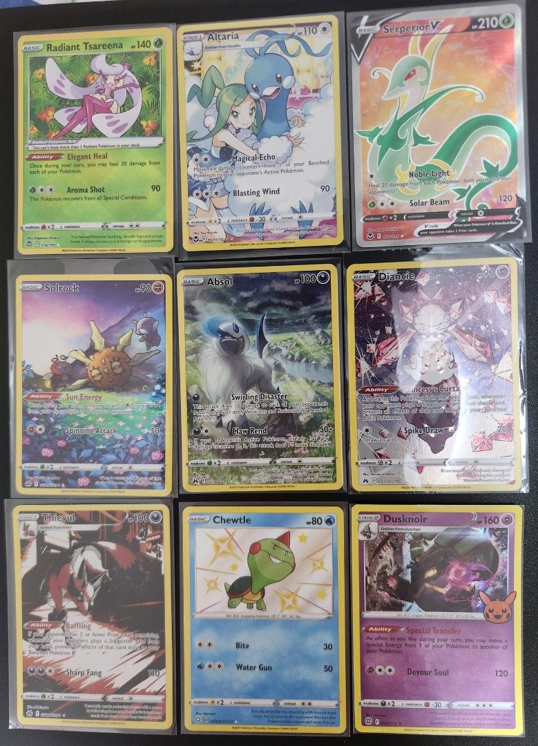 Pokemon Crown Zenith/Silver Tempest/Shining Fates/Trick or Trade Absol ...