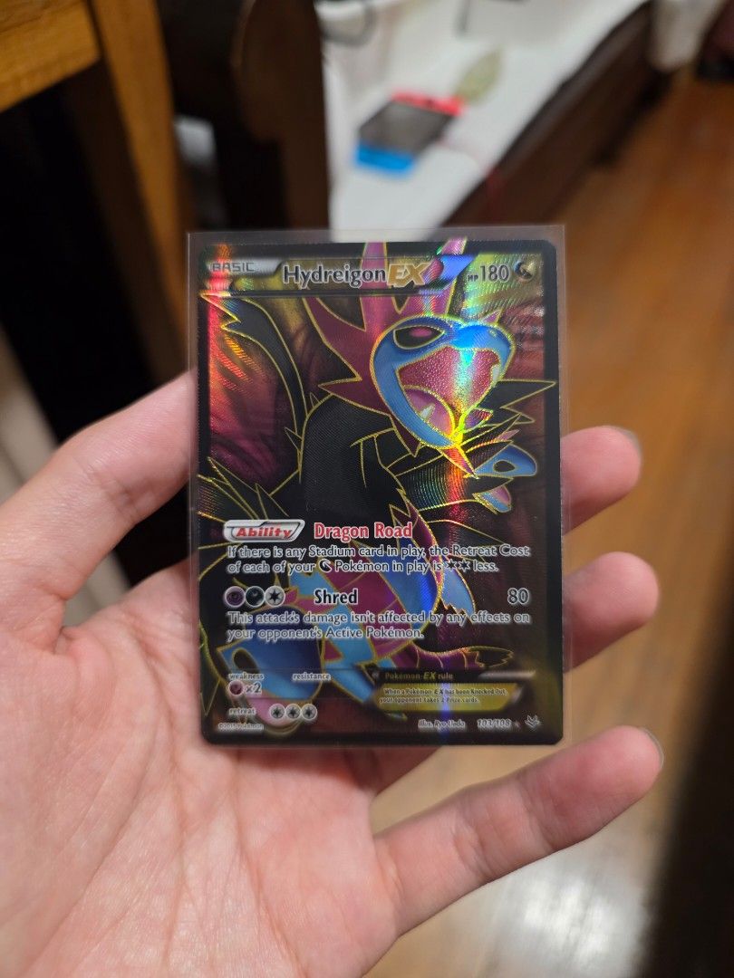 Pokemon Hydreigon EX, Hobbies & Toys, Toys & Games on Carousell
