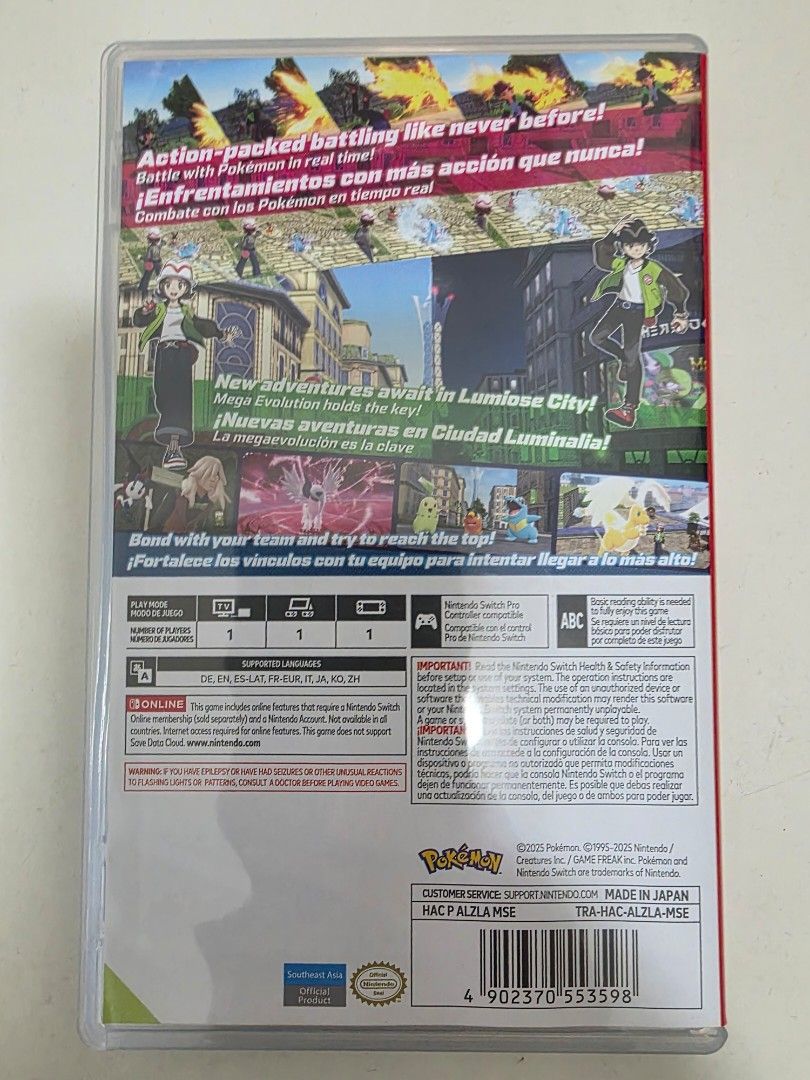 Pokemon Legends: Z-A - Nintendo Switch, Video Gaming, Video Games ...