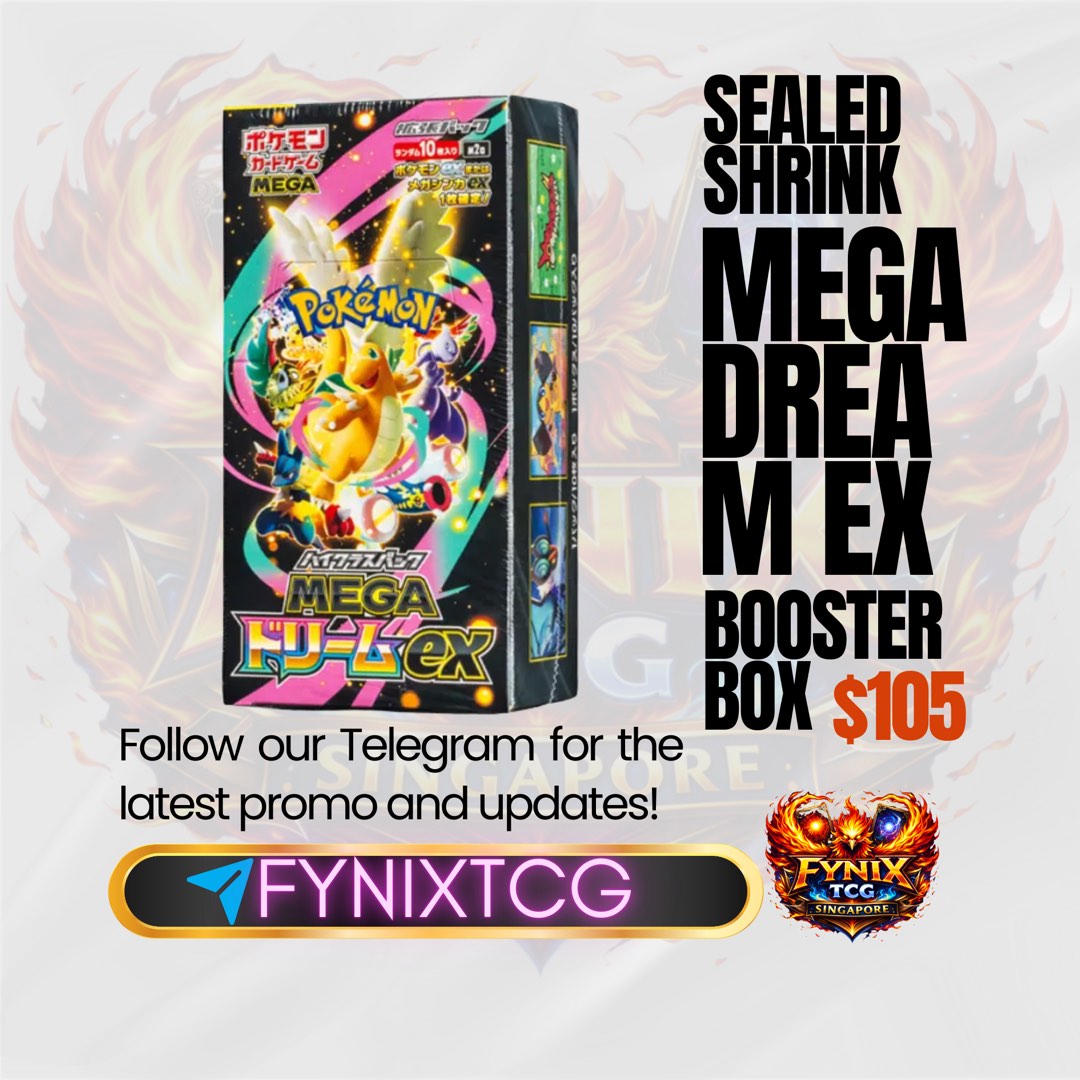 Pokemon Mega Dream EX Booster Box - Sealed, Hobbies & Toys, Toys ...