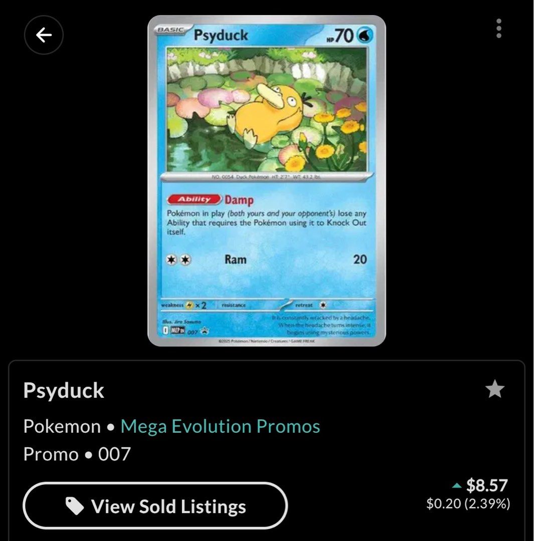 Pokemon Mega Evolution 3 Pack Blister Psyduck Promo [PO], Hobbies ...