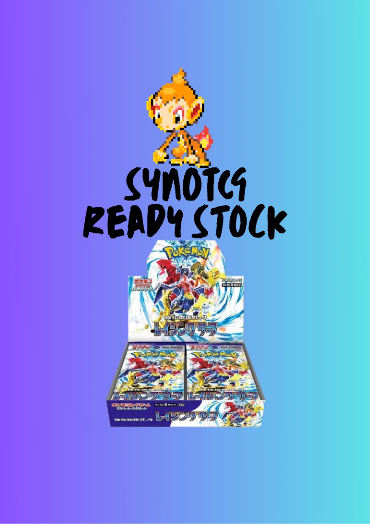 Pokemon Raging Surf SHRINKED booster box, Hobbies & Toys, Toys & Games ...
