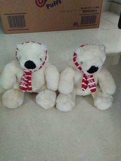 Polar bear & Dog plushie, Hobbies & Toys, Toys & Games on Carousell