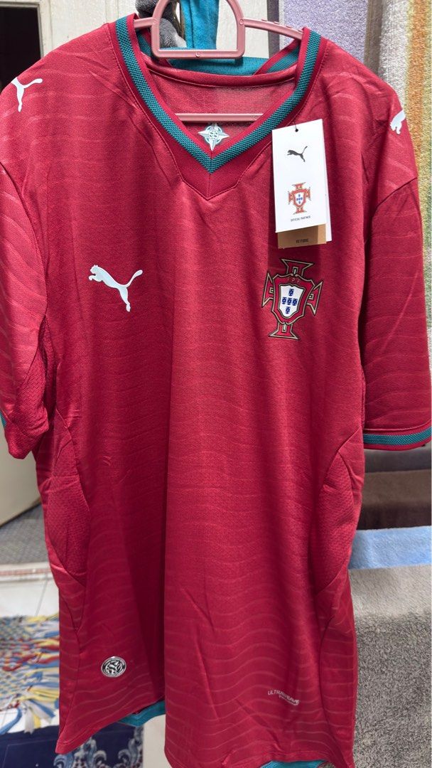 Puma Portugal Home Jersey 2026, Men's Fashion, Activewear on Carousell
