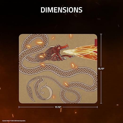 Razer Gigantus V2 L Counter-Strike 2 Dragon Lore / Minecraft / Zenless ...